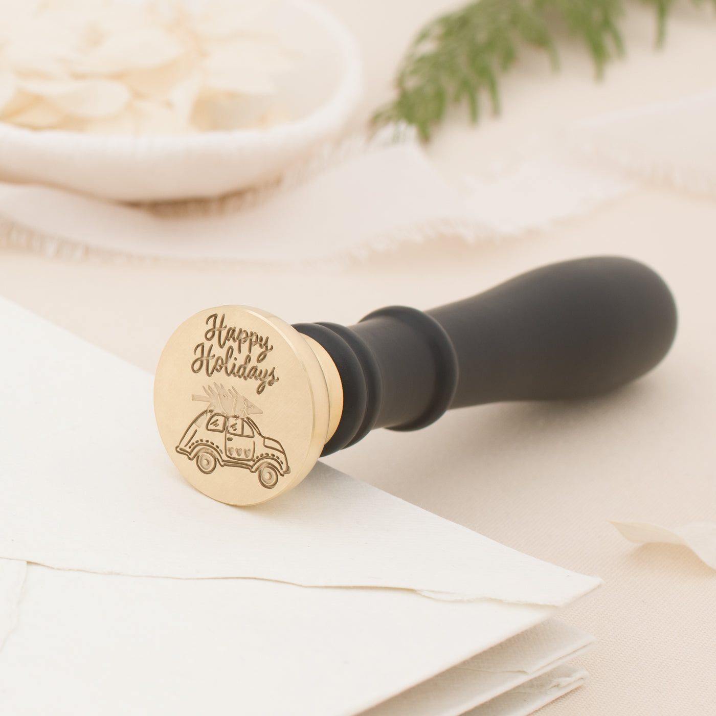 Happy Holidays Wax Stamp | Artisaire