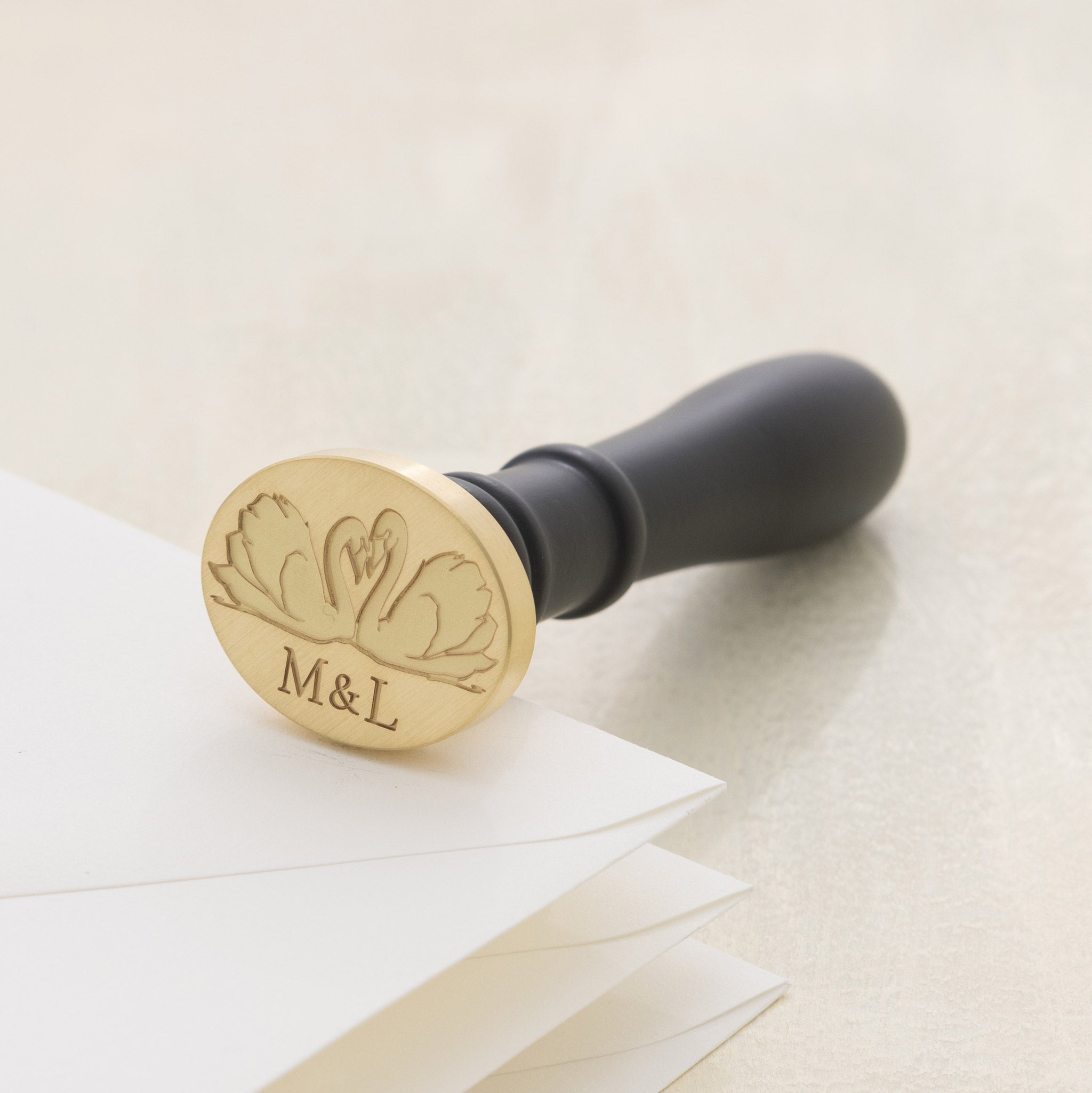 Swan Duo Monogram Wax Stamp | Artisaire