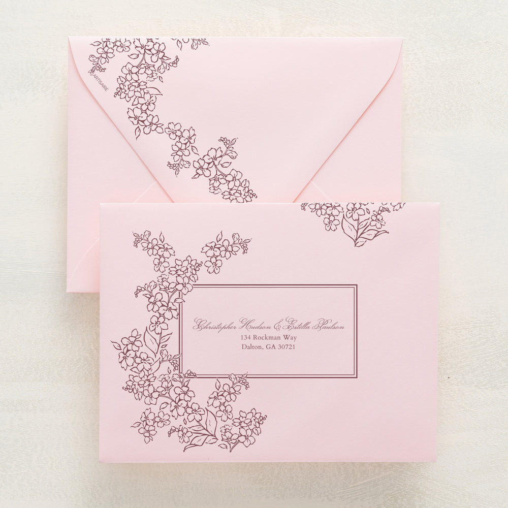 Garden Gate Custom Reply Envelopes