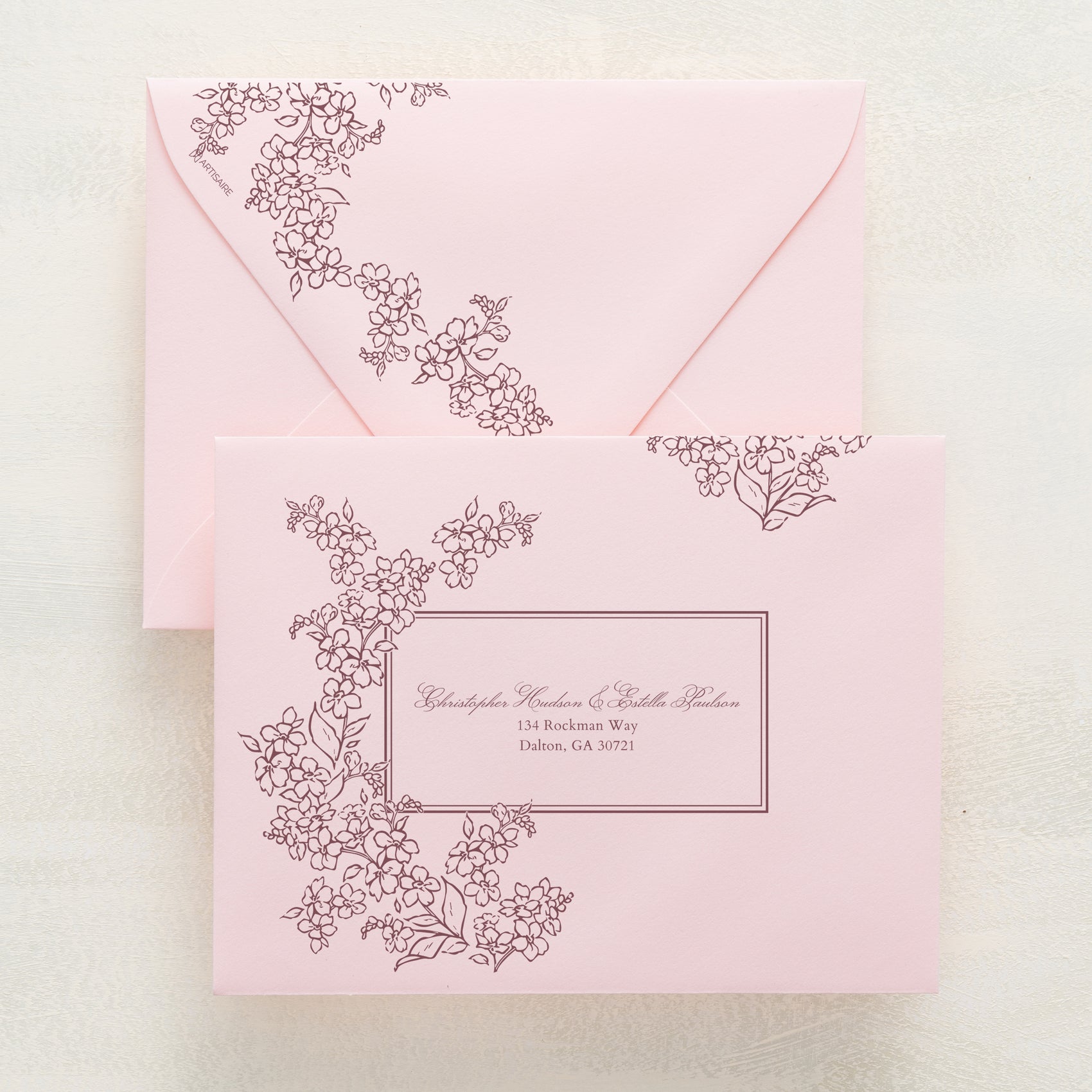 Garden Gate Custom Reply Envelopes
