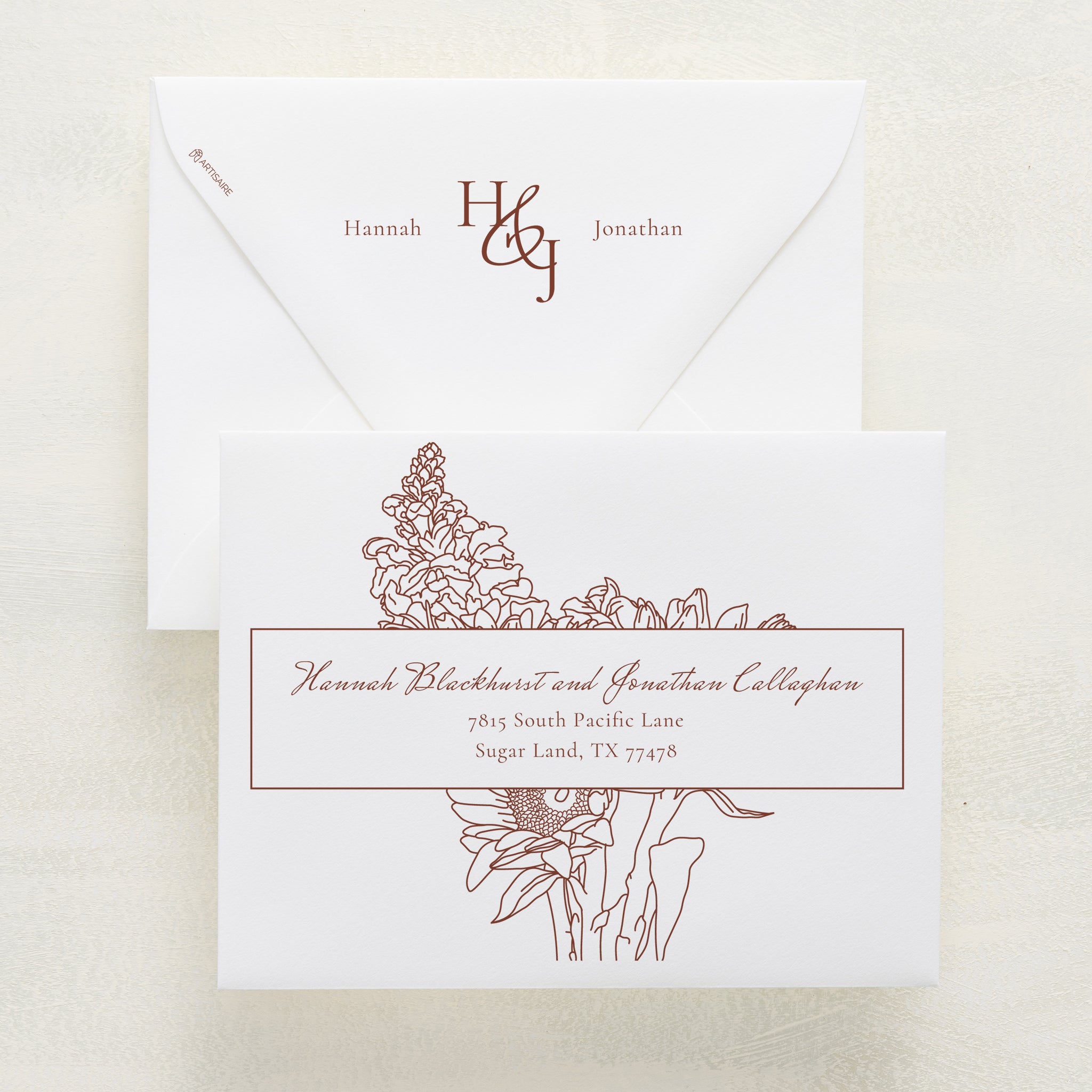 Midsummer Custom Reply Envelopes