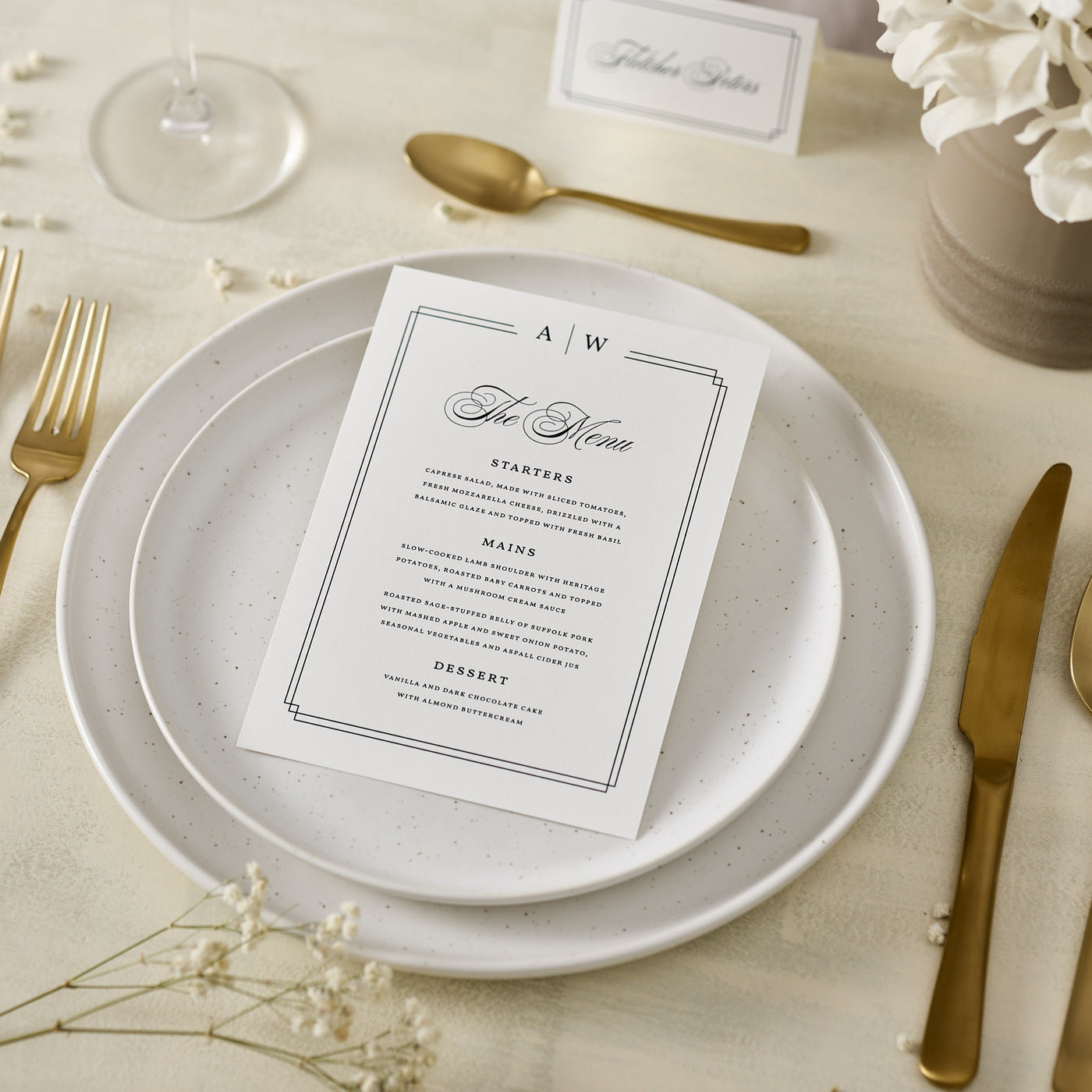 Always Traditional Menu