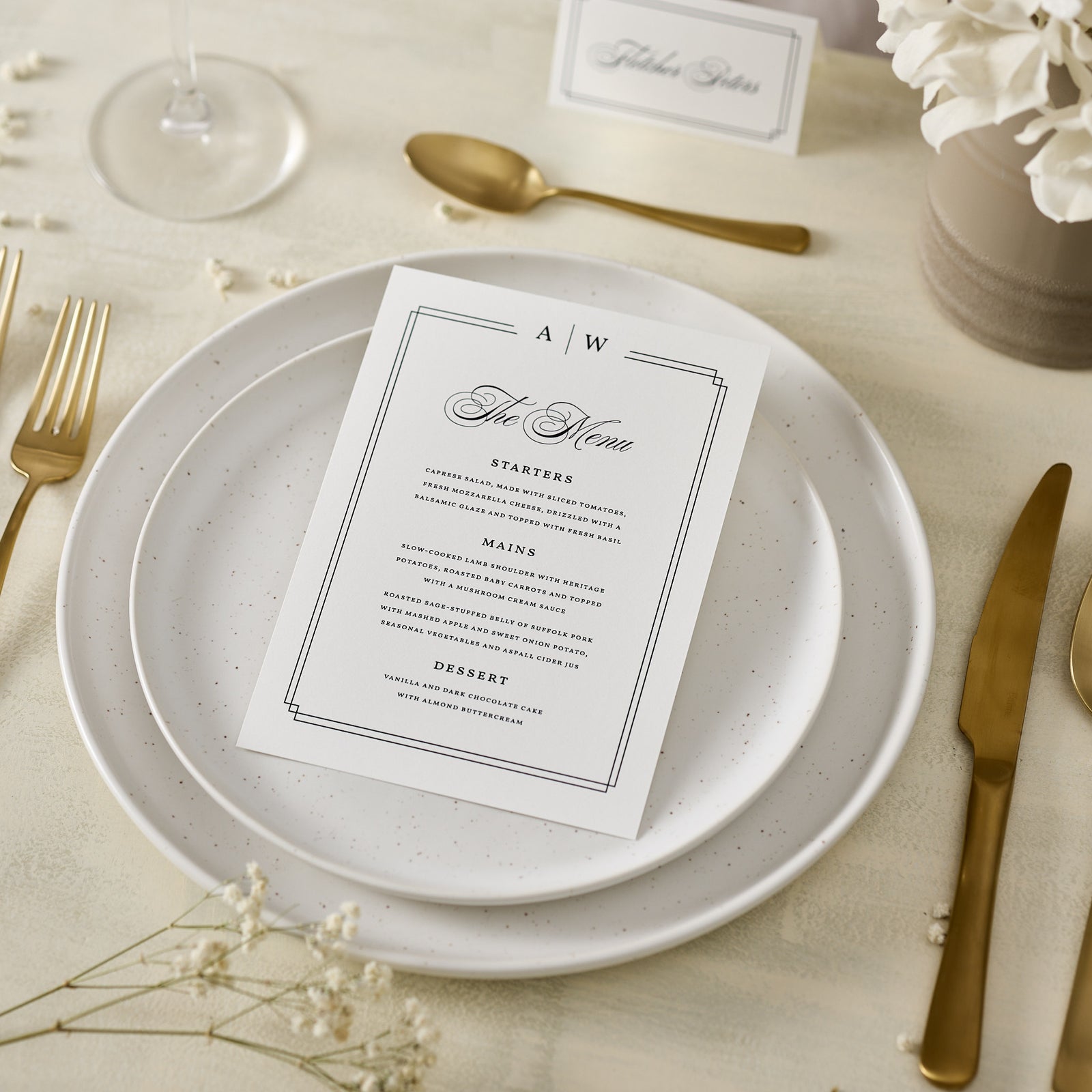 Always Traditional Menu