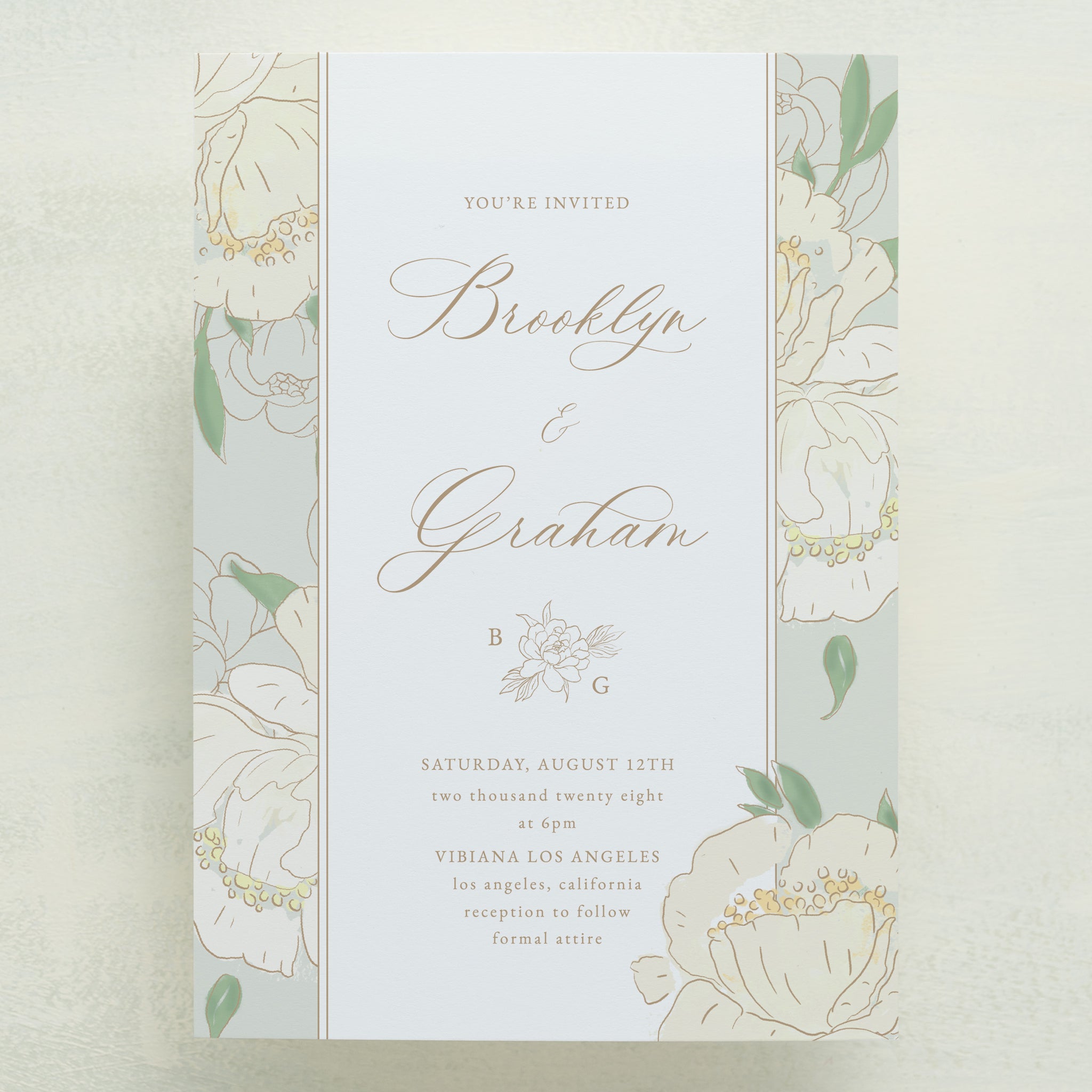 Meadow All In One Wedding Invitations