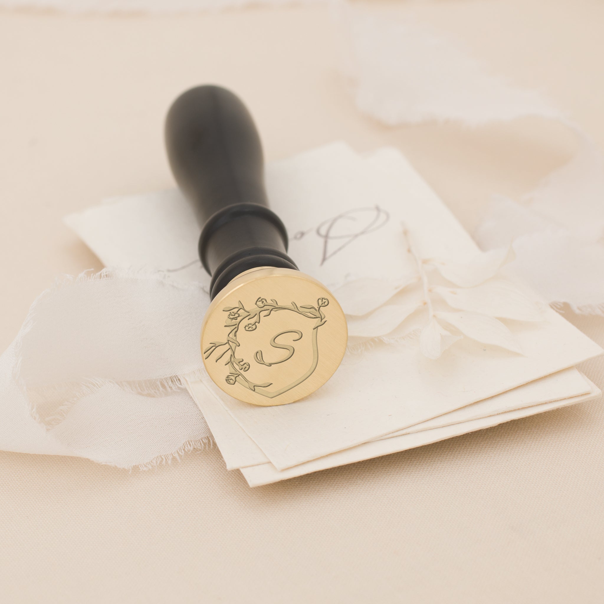 Arcadia Single Initial Wax Stamp | Artisaire